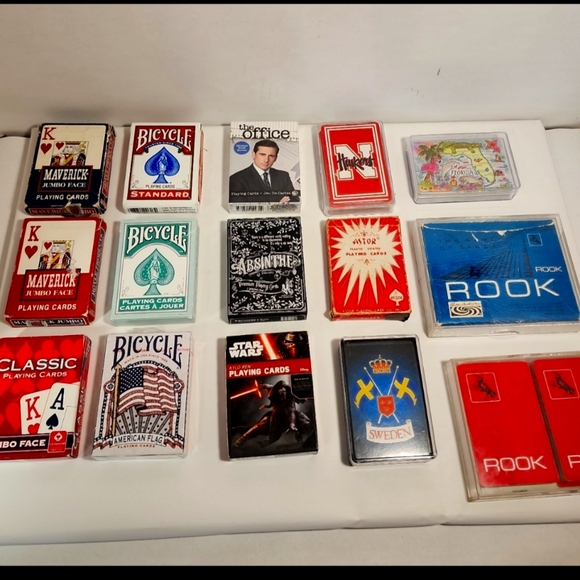 Games | Playing Card Collection Set Of 15 Decks | Poshmark